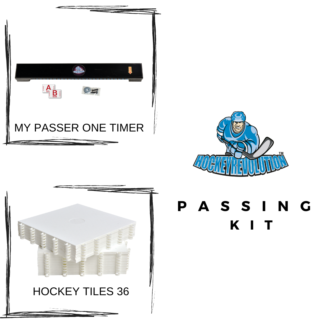 Hockey Training - Passing Kit 36 - Training Tiles and Passer included
